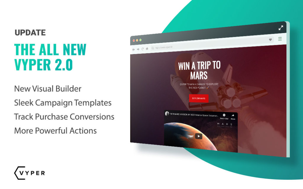 Product Update Archives | VYPER - Giveaway & Contest Builder